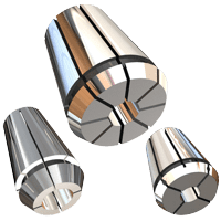 Collets for high speed in round, square and hexagonal