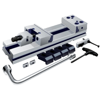 Modular machine vice type CMC as high-precision vice CNC