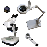 Magnifiers, microscopes, endoscopes and more
