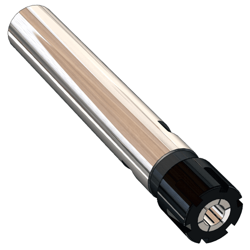 Collet chuck ER with cylindrical shank and mini nut
