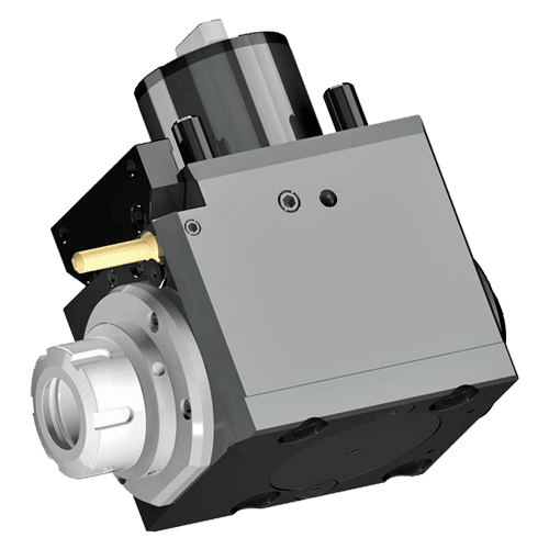 Radial drilling and milling head BMT 60, OKUMA LB 4000