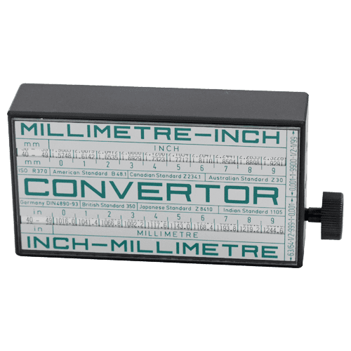 Tolerance - CONVERTOR converts from inch to mm