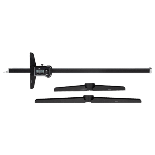 Digital depth gauge set with 3 measuring bridges, type 6053