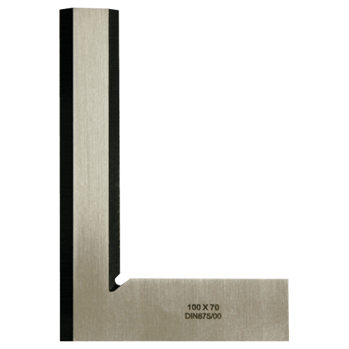 Haarwinkel DIN 875/00 ohne Anschlag, gehärtet und brüniert