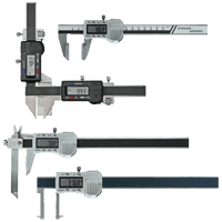 Special calipers, especial caliper gauges