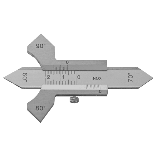 Welding seam gauges, made of INOX, measuring range 20 mm