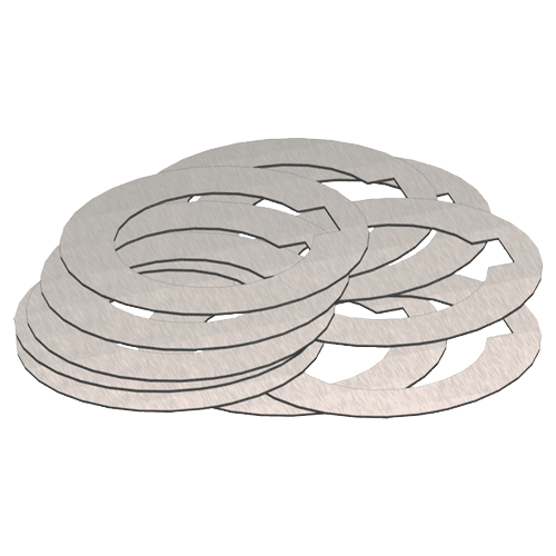 Spacing collars DIN 2084 form A for shell mill holders