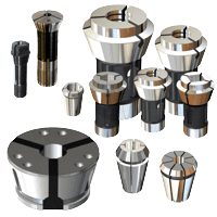 Collets for high speed in round, square and hexagonal
