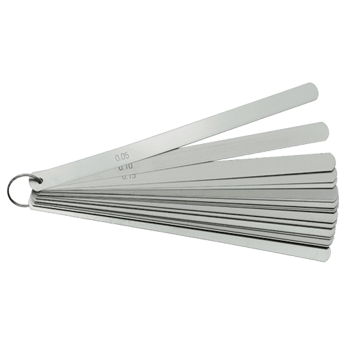 Precision feeler gauges, on a ring, cylindrical, type F82