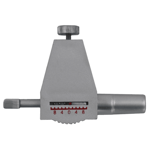 Measuring force adapter for digital caliper with roll