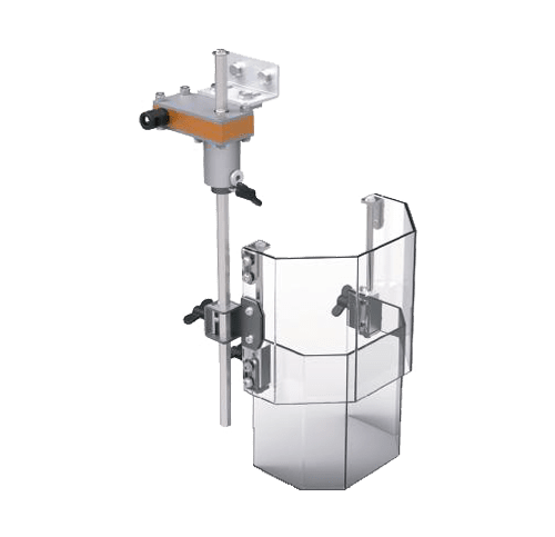 Telescopic safety guard for drilling machines PTR 05