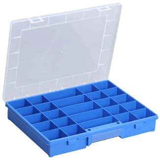 Allit plastic organizer box, EuroPlus Basic 37 / 25